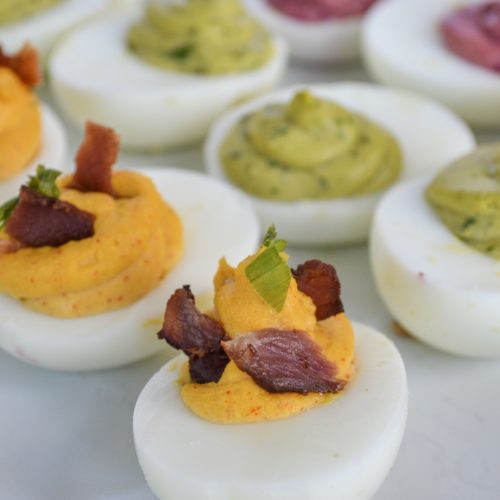 Deviled Eggs 3 Ways - Mary's Whole Life