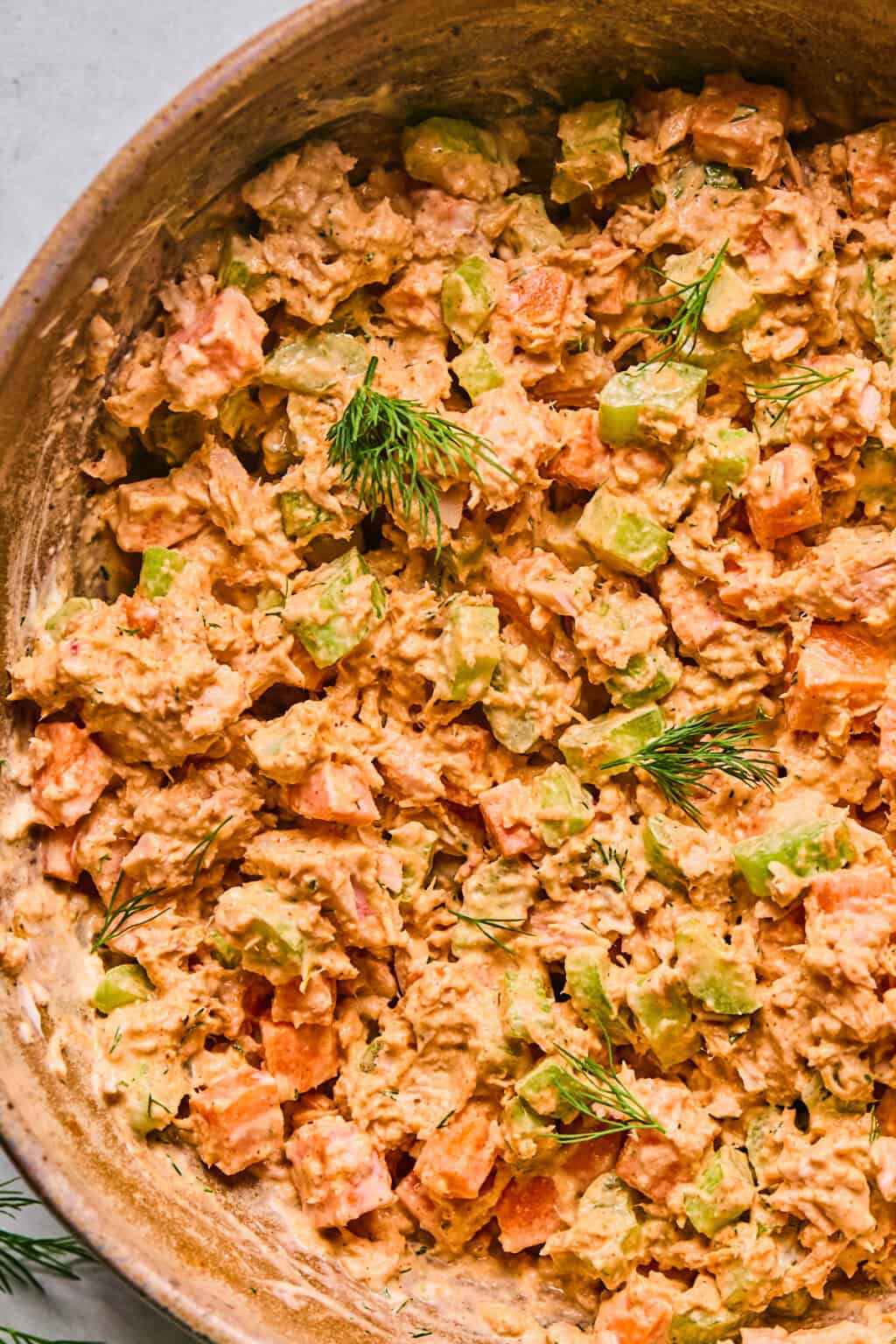 High Protein Easy Buffalo Tuna Salad | Mary's Whole Life