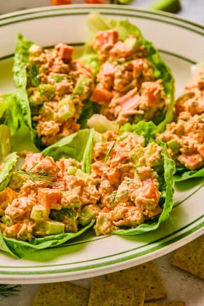 High Protein Easy Buffalo Tuna Salad | Mary's Whole Life
