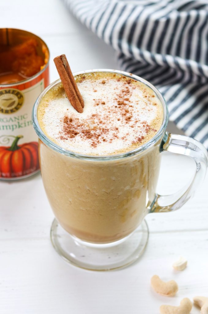 Creamy Cashew Pumpkin Spice Latte {Whole30, Vegan} - Mary's Whole Life
