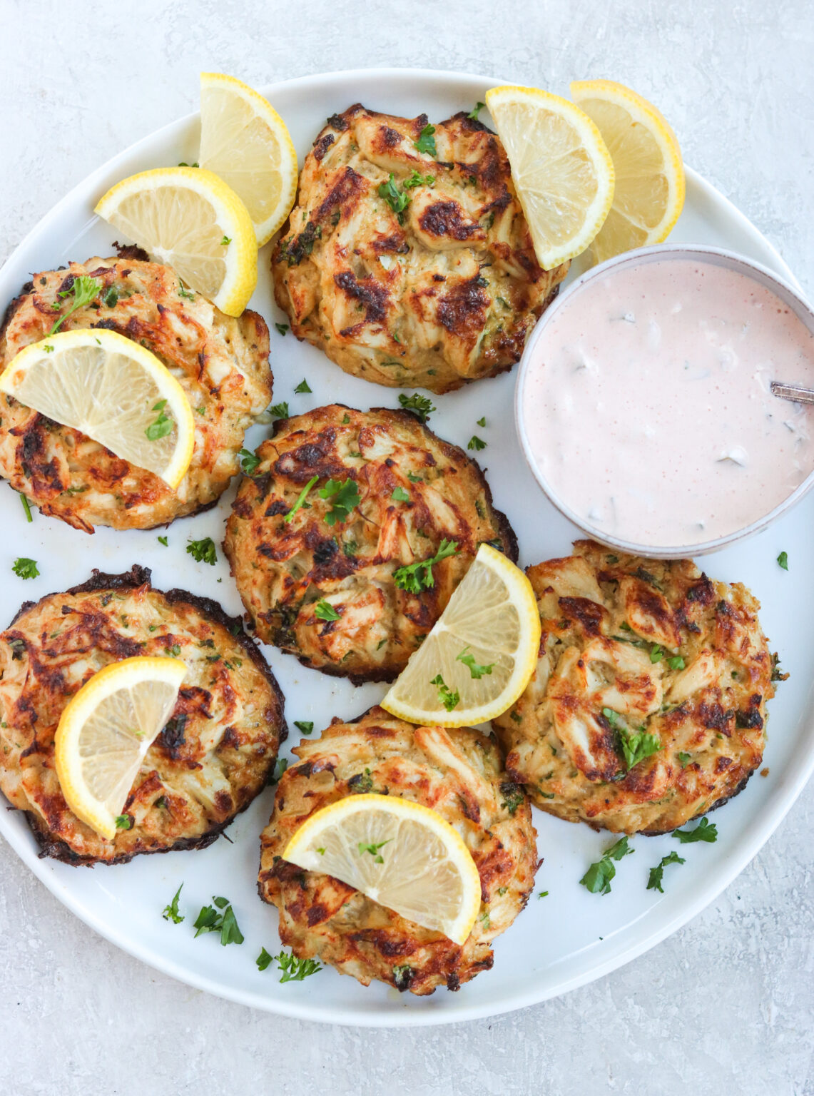 Gluten Free Crab Cakes | with Sauce Options