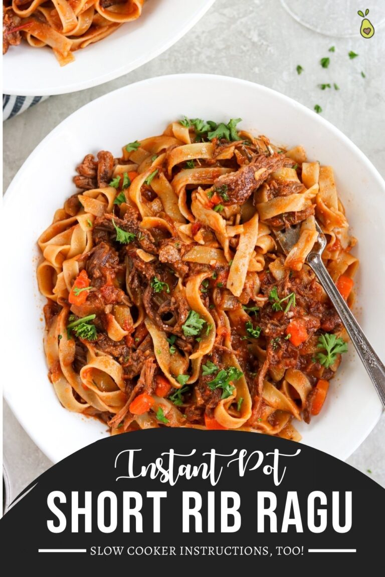 Instant Pot Short Rib Ragu - Mary's Whole Life