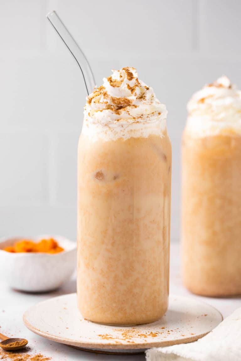 Iced Pumpkin Spiced Latte | Mary's Whole Life