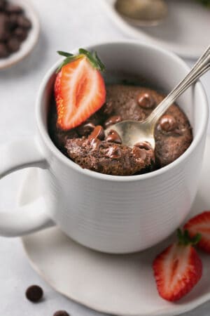 Healthy Chocolate Protein Mug Cake Mary S Whole Life