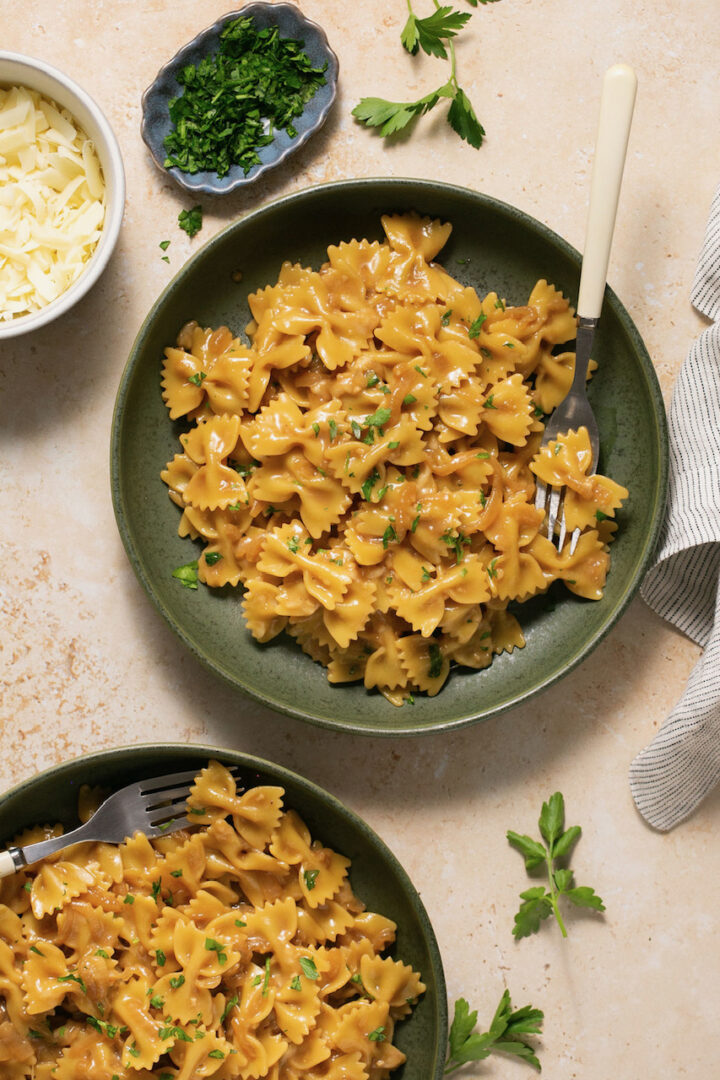 Tik Tok Viral French Onion Pasta (Gluten-Free!) | Mary's Whole Life