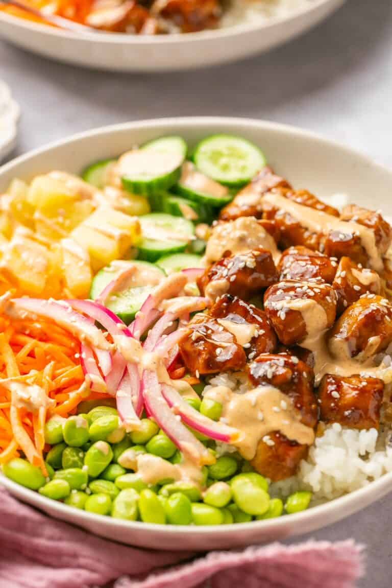 Chicken Poke Bowls | Gluten Free