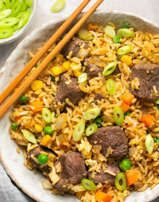 Steak Fried Rice | 20 Minutes & Gluten Free