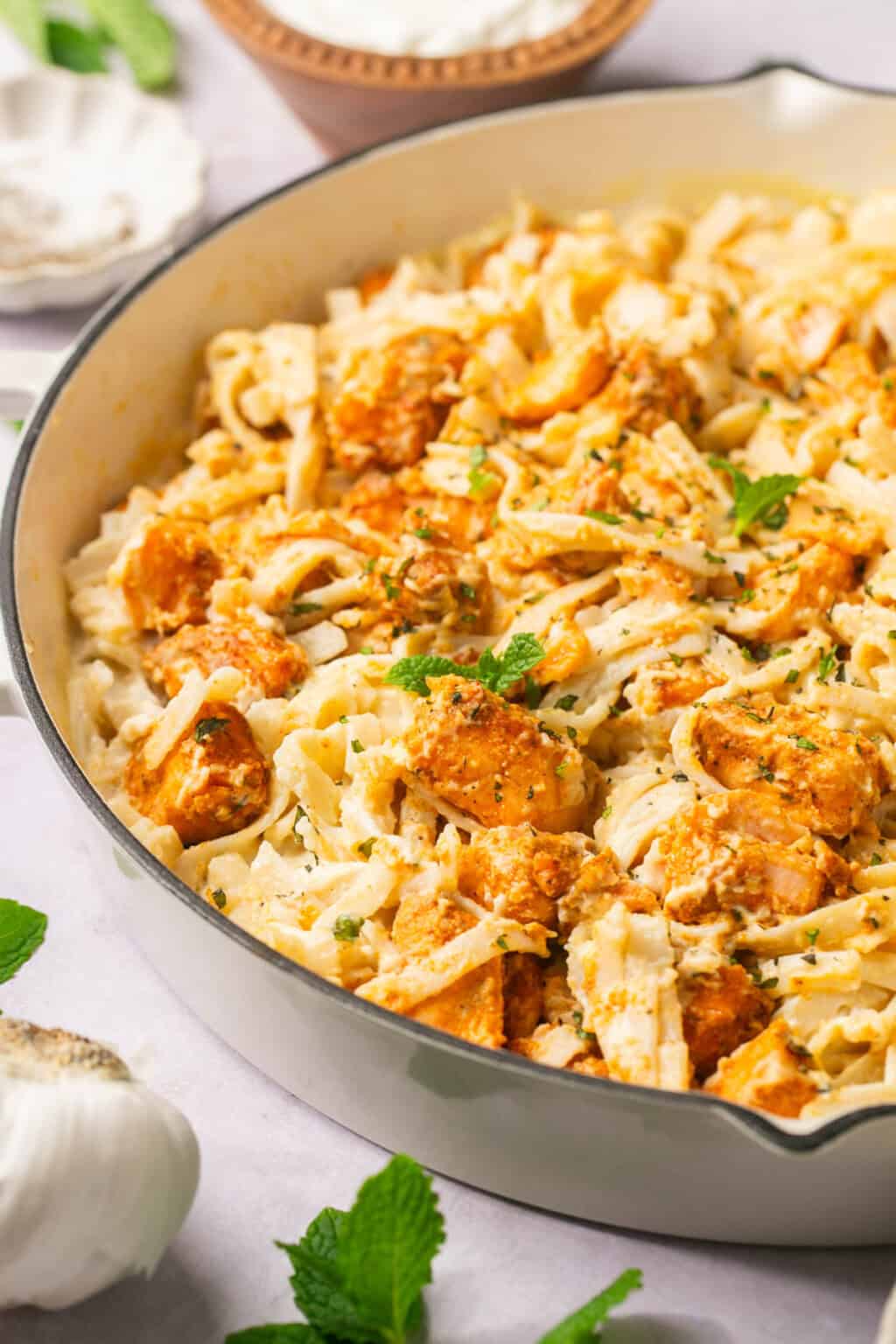 Easy Salmon Pasta with Creamy Labneh Sauce | Mary's Whole Life