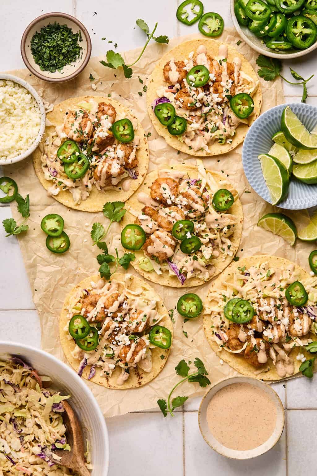 Easy Baja Shrimp Tacos Recipe | Mary's Whole Life