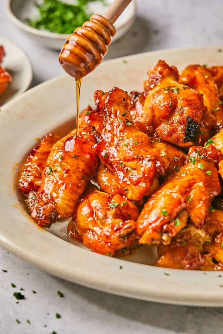 Easy Hot Honey Chicken Wings Recipe (Air Fryer Option) | Mary's Whole Life