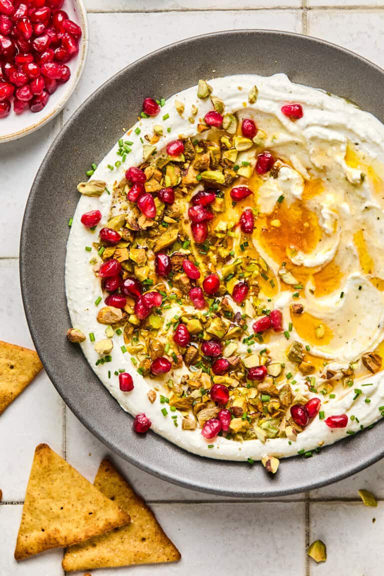 Creamy Whipped Feta Dip with Hot Honey | Mary's Whole Life