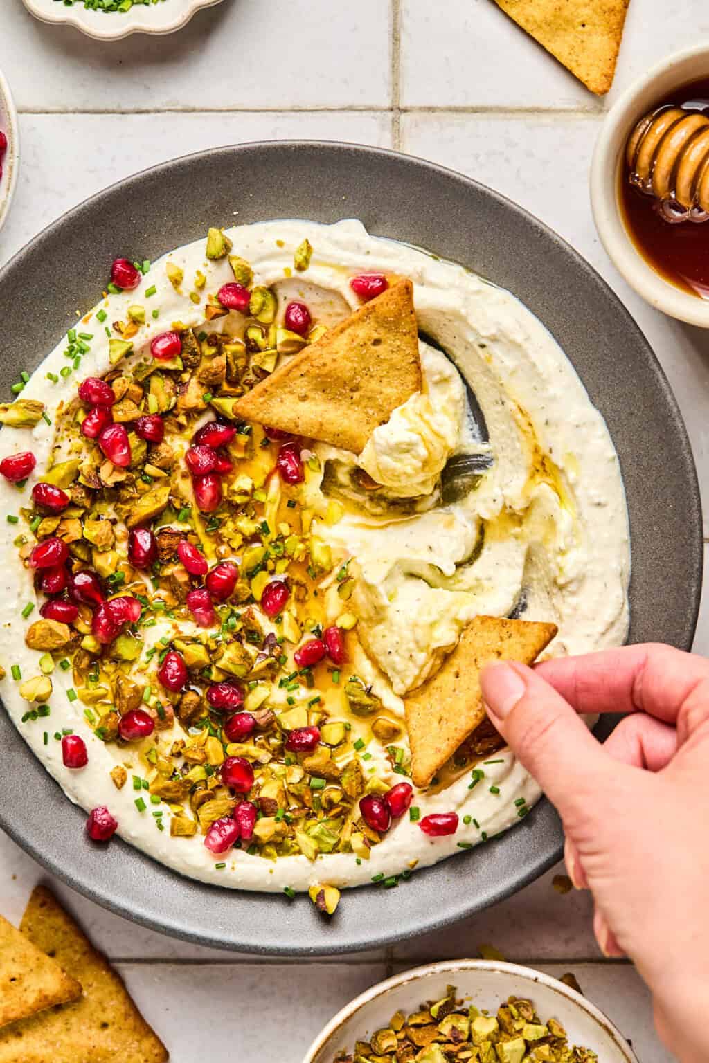 Creamy Whipped Feta Dip with Hot Honey | Mary's Whole Life