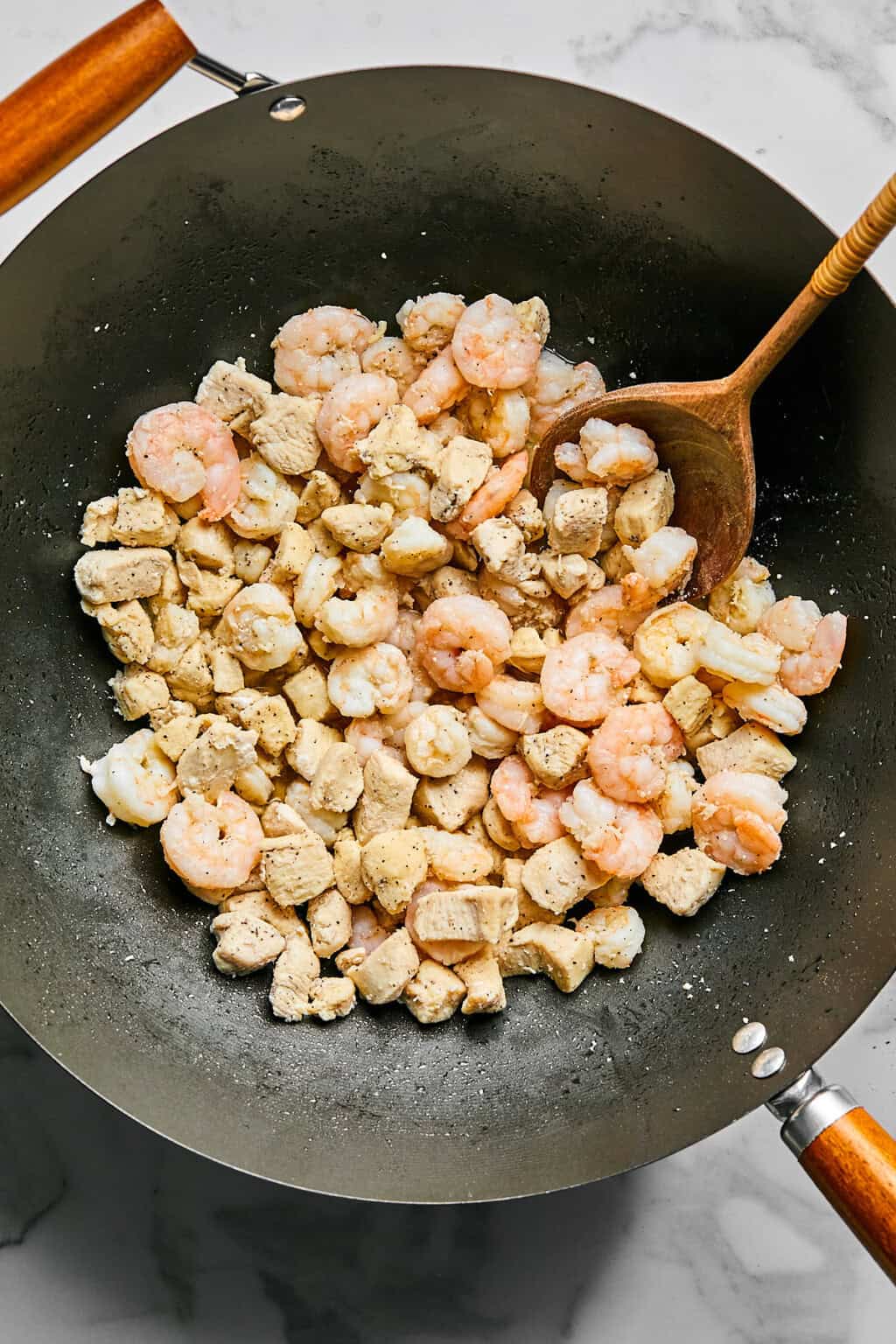 Better-Than-Takeout Chicken and Shrimp Fried Rice | Mary's Whole Life