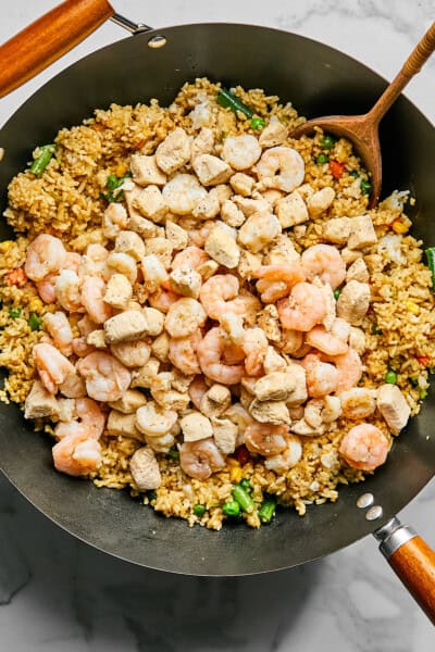 Better-Than-Takeout Chicken and Shrimp Fried Rice | Mary's Whole Life