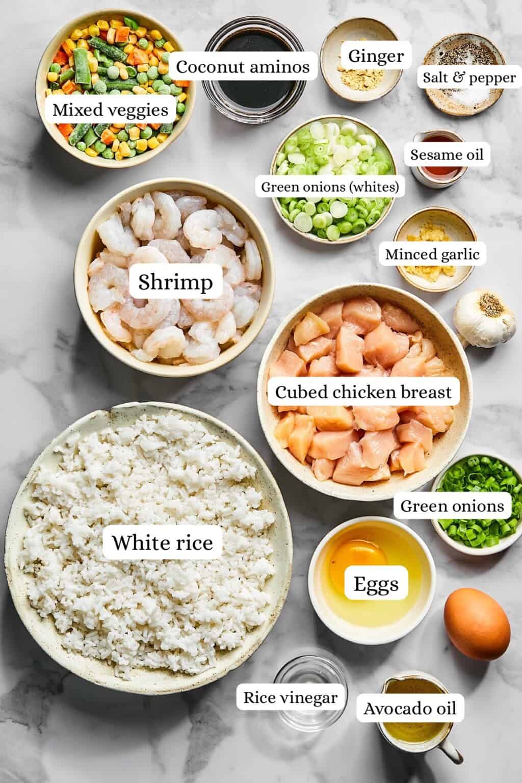 Better-Than-Takeout Chicken and Shrimp Fried Rice | Mary's Whole Life